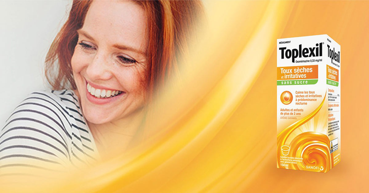 Gamme Toplexil®, calme la toux sèche & irritative